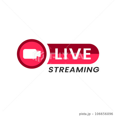 Live streaming icon set. Live broadcasting...のイラスト素材 [106656896] - PIXTA