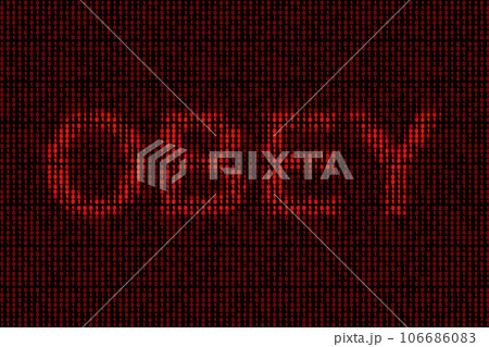 Obey hidden in binary codeのイラスト素材 [106686083] - PIXTA
