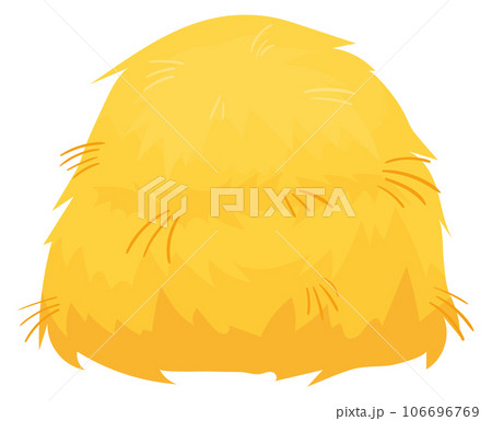 Haystack cartoon icon. Agriculture symbol....のイラスト素材 [106696769] - PIXTA