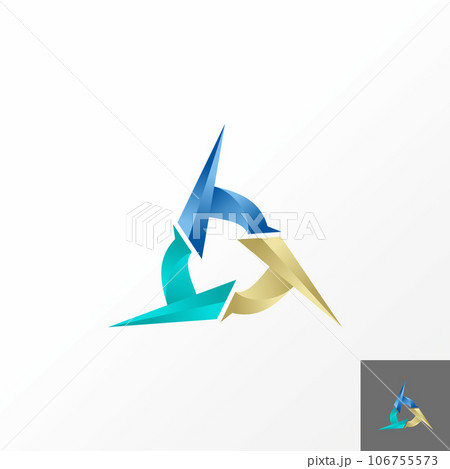 Logo design graphic concept creative abstract...のイラスト素材 [106755573] - PIXTA