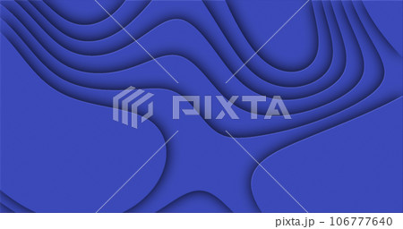 Blue cutted abstract background pattern of...のイラスト素材 [106777640] - PIXTA