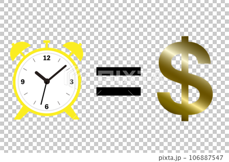 Time is money. An illustration that represents... - Stock Illustration ...