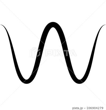 Electric impulse icon, alternating voltage...のイラスト素材 [106904279] - PIXTA