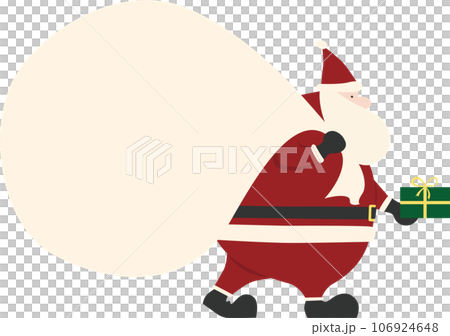 Fat Santa Claus with lots of presents - Stock Illustration [106924648 ...