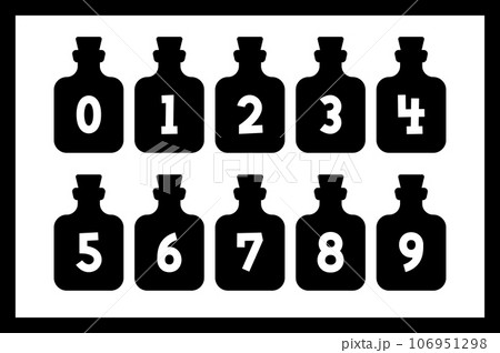 Versatile Collection of Potion Numbers for...のイラスト素材 [106951298] - PIXTA