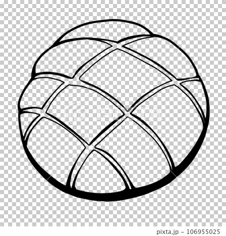 Melon pan lineのイラスト素材 [106955025] - PIXTA