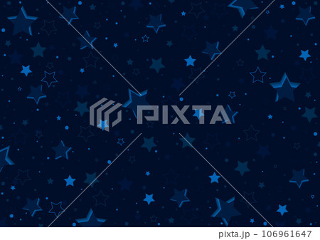 Blue Starry Patternのイラスト素材 [106961647] - PIXTA