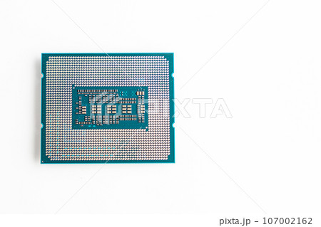 computer processor on a white backgroundの写真素材 [107002162] - PIXTA