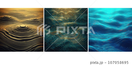 abstract ripple effect background texture ai...のイラスト素材 [107058695] - PIXTA