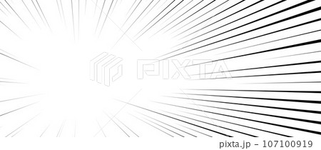Diagonal speed lines background. Comic book...のイラスト素材 [107100919] - PIXTA