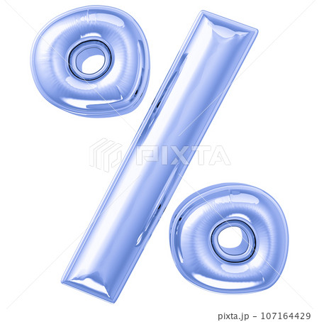 3d rendering blue metal numberのイラスト素材 [107164429] - PIXTA