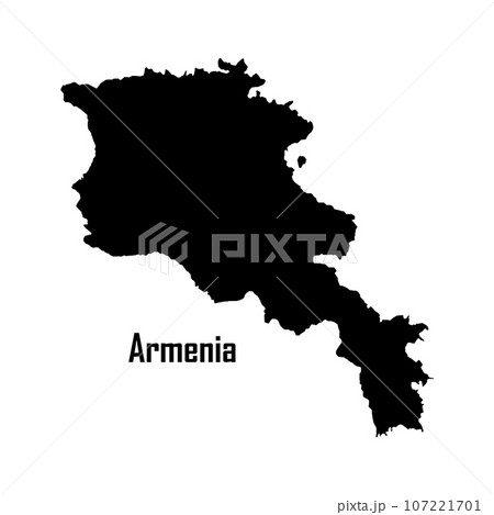 Armenia map iconのイラスト素材 [107221701] - PIXTA