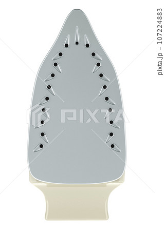 Electric steam iron, bottom of an Iron. 3D...のイラスト素材 [107224883] - PIXTA