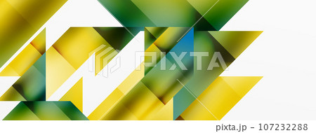 Captivating vector abstraction. Triangles...のイラスト素材 [107232288] - PIXTA