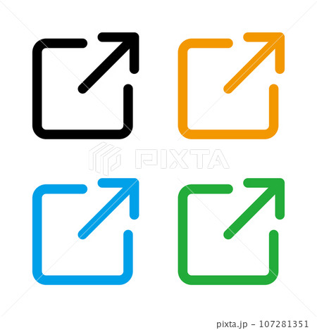 Url Icon Professional Page Open New Window And External Link Icon