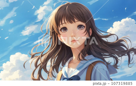新入生の高校生・JK - AI生成画像のイラスト素材 [107319885] - PIXTA