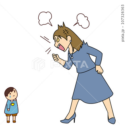 Cartoon Mom Yelling