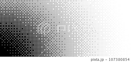 Corner halftone texture. Dotted curve gradient...のイラスト素材 [107380854] - PIXTA