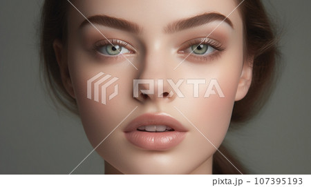 European fashion model portraitのイラスト素材 [107395193] - PIXTA