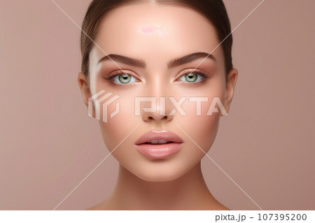 European fashion model portraitのイラスト素材 [107395200] - PIXTA