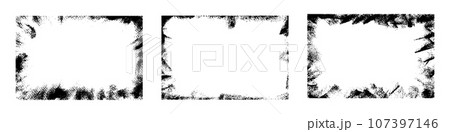 Gritty edge background with overlay old effects...のイラスト素材 [107397146 ...