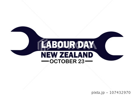 Labour Day New Zealand Vector Illustrationのイラスト素材 [107432970] - PIXTA