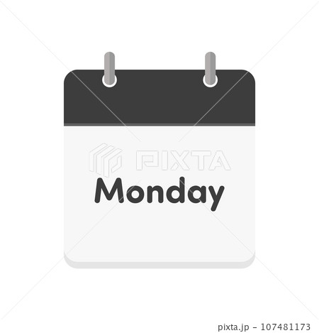 Monday Calendar Icon