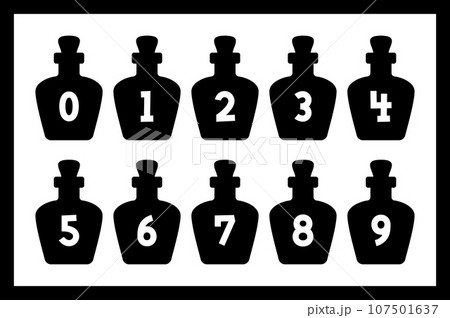 Versatile Collection of Potion Numbers for...のイラスト素材 [107501637] - PIXTA