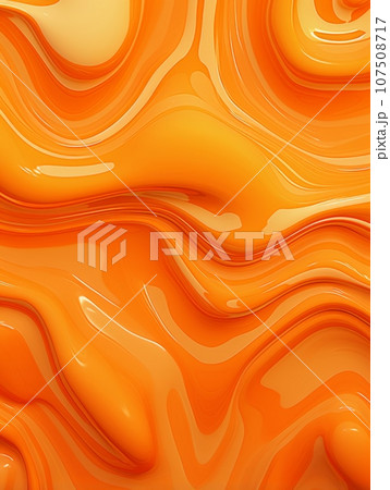 Orange Slime Creative Abstract Texture...のイラスト素材 [107508717] - PIXTA
