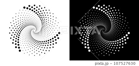 Modern abstract background. Halftone dots in...のイラスト素材 [107527630] - PIXTA