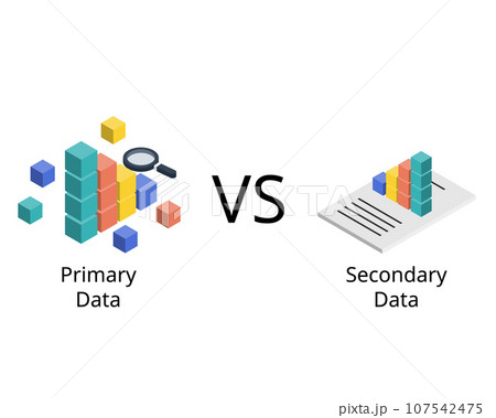 Primary data are the original data derived from...のイラスト素材 [107542475 ...