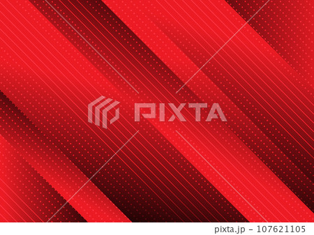 Red line gradient modern design template strong...のイラスト素材 [107621105 ...