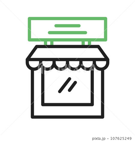 Store Sign icon vector image.のイラスト素材 [107625249] - PIXTA