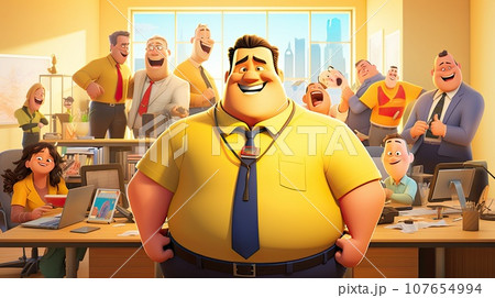 Size-inclusive diverse cartoon illustration -...のイラスト素材 [107654994] - PIXTA