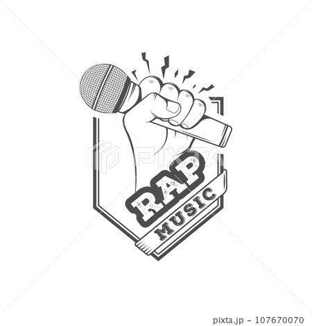 Rap Music Logo.のイラスト素材 [107670070] - PIXTA