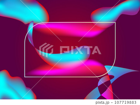 Abstract background banner science liquid...のイラスト素材 [107719883] - PIXTA
