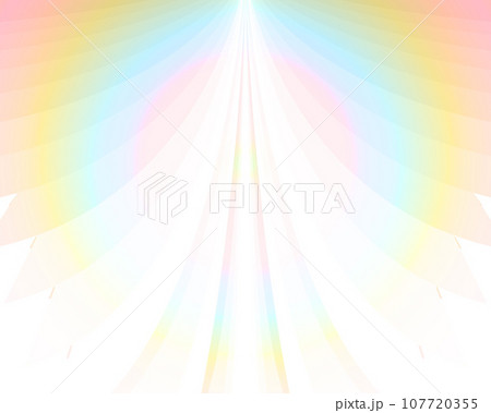 Hello futuristic rainbow light curve abstract...のイラスト素材 [107720355] - PIXTA