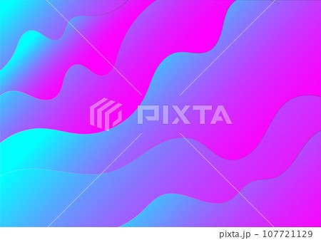 Wow bright sweeties ray shiny wave colorful...のイラスト素材 [107721129] - PIXTA