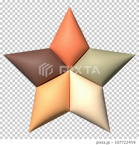 Star 3d design for elementのイラスト素材 [107722459] - PIXTA