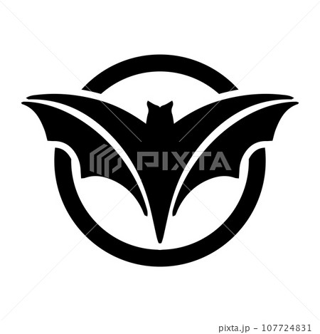 Bat wing logo vector elementのイラスト素材 [107724831] - PIXTA