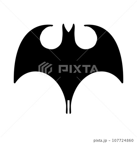 Bat wing logo vector elementのイラスト素材 [107724860] - PIXTA