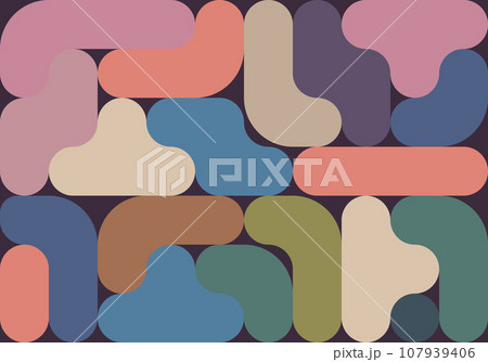 Abstract background with puzzle bricks. Vector...のイラスト素材 [107939406 ...