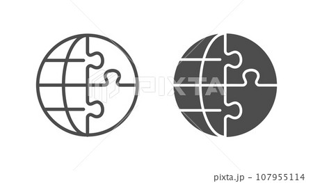 Cultural Competency icons on white background....のイラスト素材 [107955114 ...