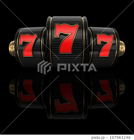 Red 777 casino sign 3Dのイラスト素材 [107963246] - PIXTA