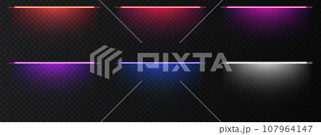 Neon lamp vector set.のイラスト素材 [107964147] - PIXTA