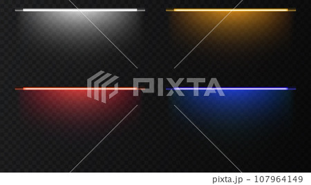 Neon lamp vector set.のイラスト素材 [107964149] - PIXTA