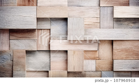 Warm color wood lumber cube stack textured...のイラスト素材 [107968918] - PIXTA