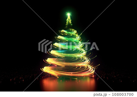 Christmas tree Motion Graphics backgroundのイラスト素材 [108003700] - PIXTA