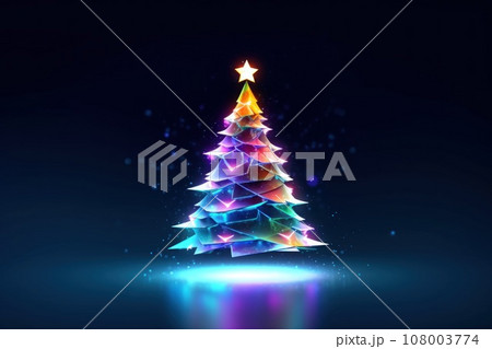 Christmas tree Motion Graphics backgroundのイラスト素材 [108003774] - PIXTA