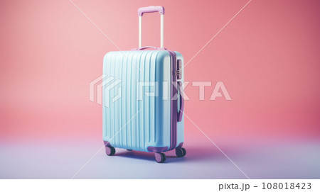 Vacation luggage concept, background with space...のイラスト素材 [108018423 ...